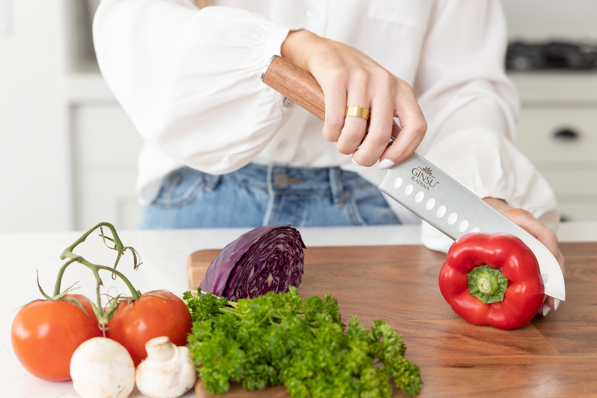 Good Quality Japanese Kitchen Knives - GINSU KATANA
