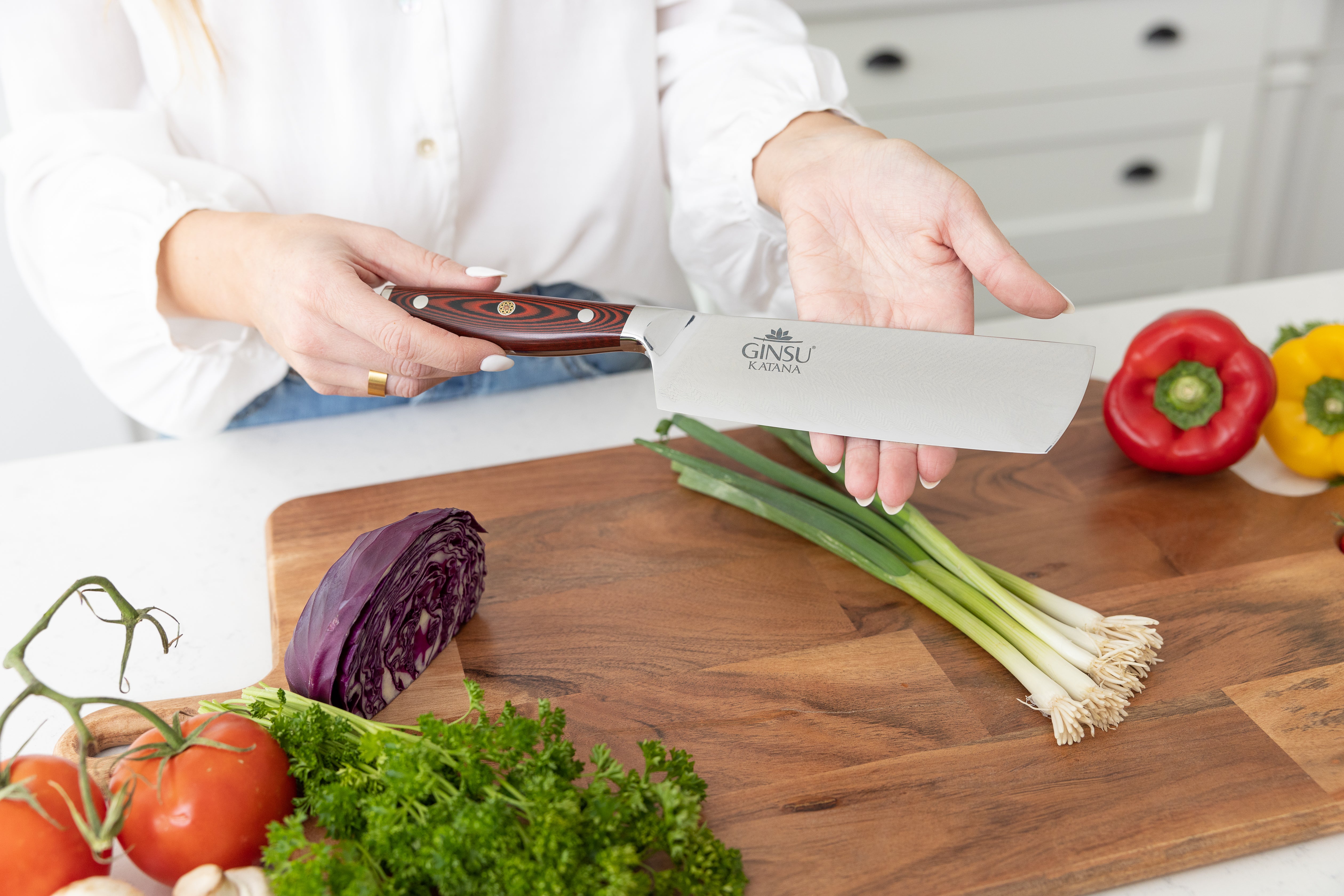 Good Quality Japanese Kitchen Knives - GINSU KATANA