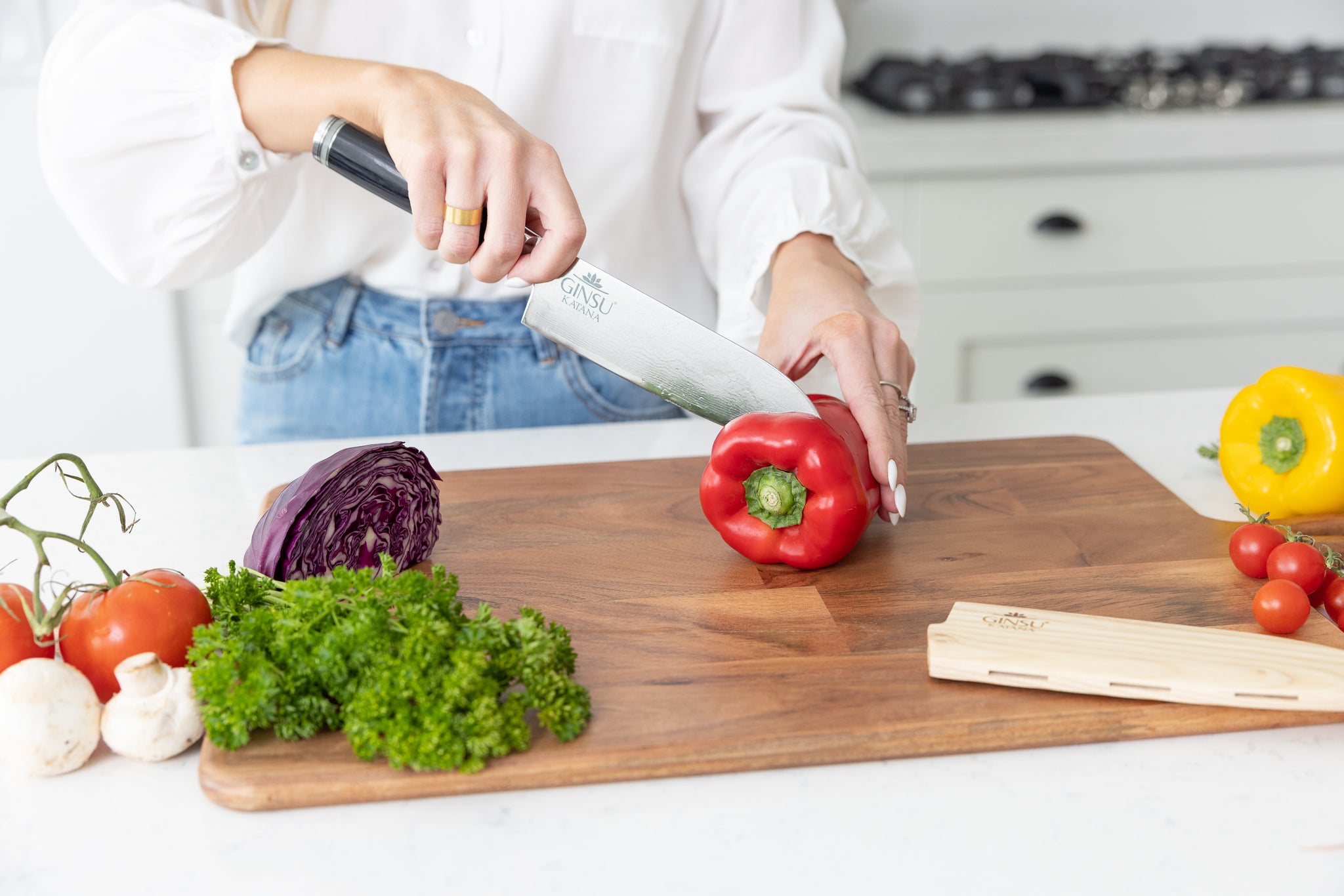 Good Quality Japanese Kitchen Knives - GINSU KATANA